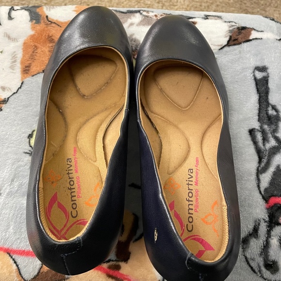 comfortview | Shoes | Navy Blue Block Heels 95w | Poshmark